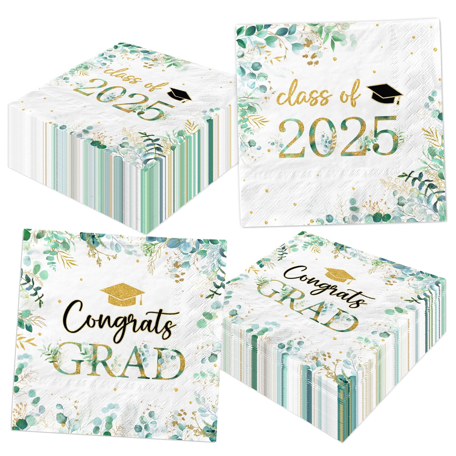 50 Pack Sage Green RRF12 Graduation Decorations 2025 Congrats Grad ...