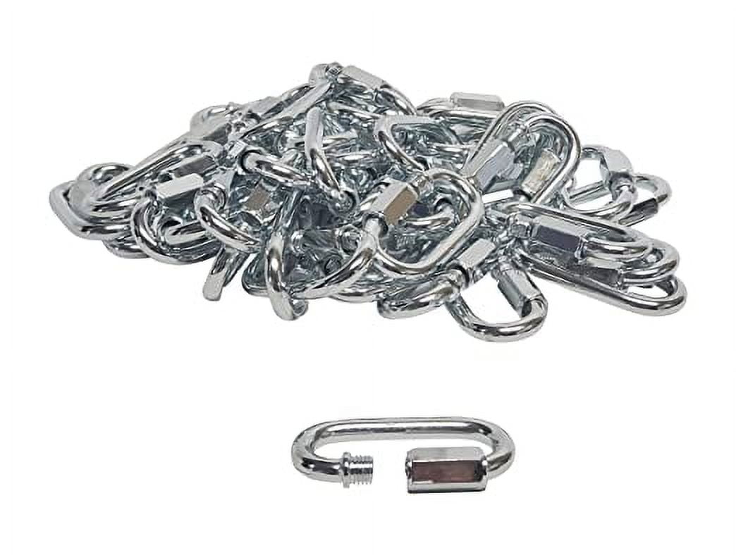 50-Pack Screw Threaded Quick Link Connect Stainless Steel SAE (3/16 ...