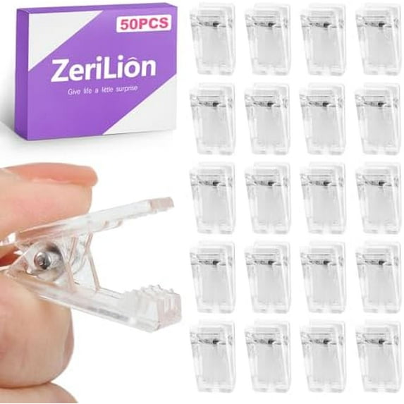 50 Pack Self Adhesive Tapestry Wall Hanging Clips - Command Strips ...