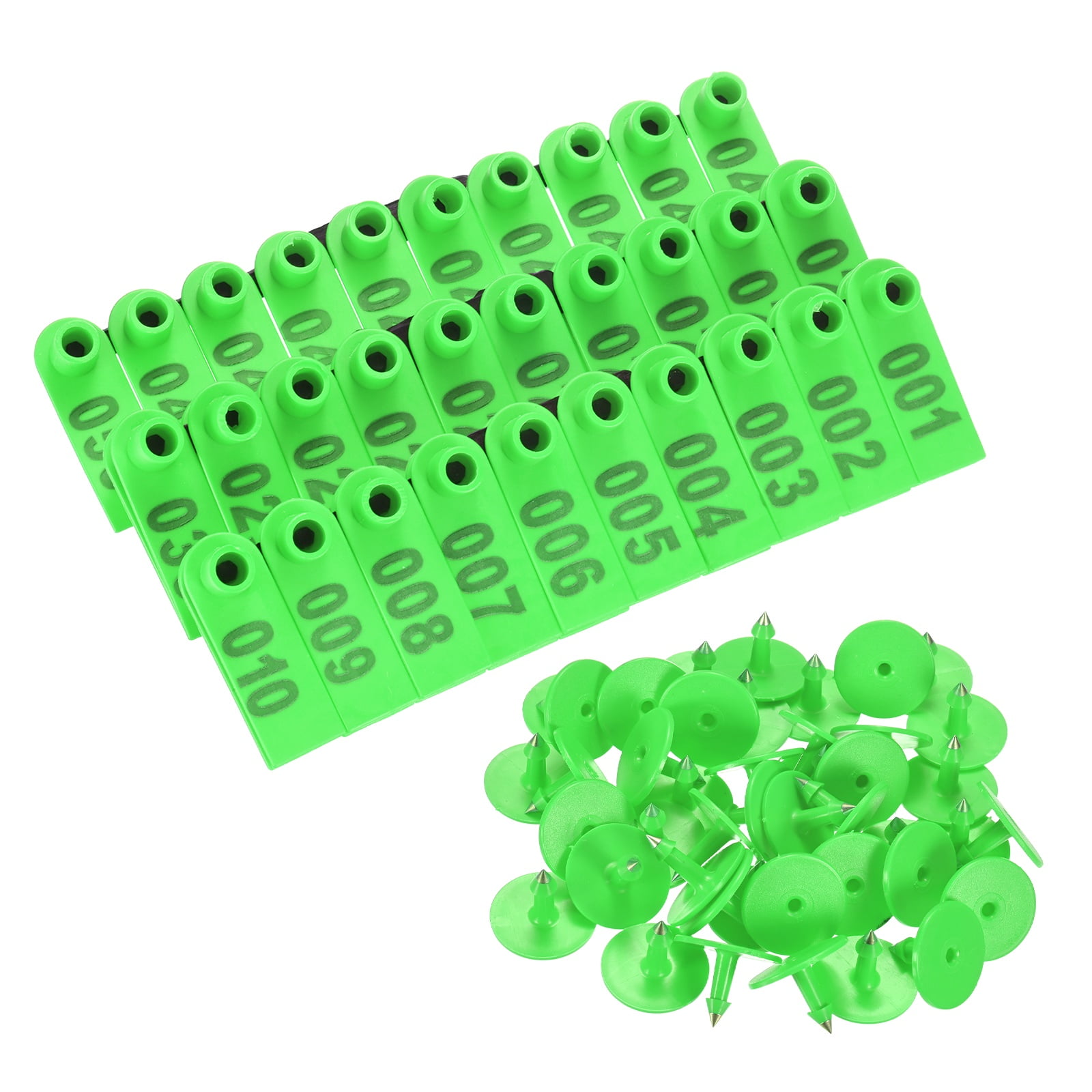 50-Pack Sheep Ear Tags 001-050 Number, TPU Livestock Ear Tags for Cows ...