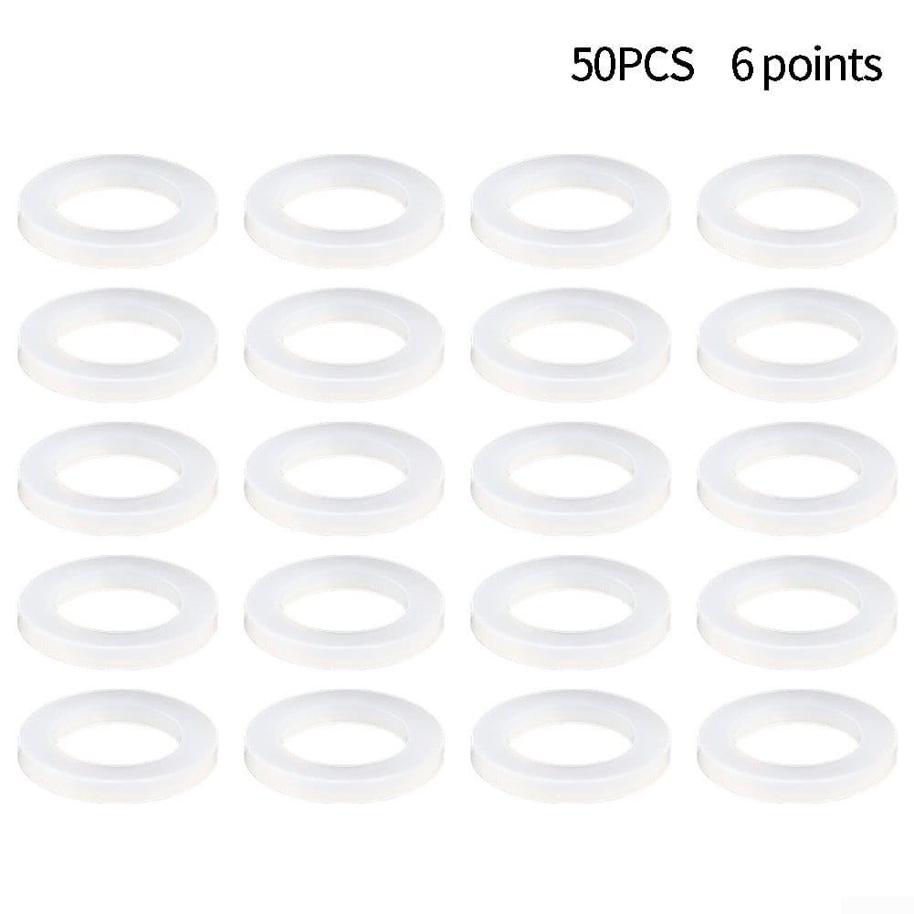 50 Pack Shower Head Washers Rubber Washers Seals Hose Washer Seal ...
