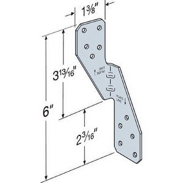50 Pack Simpson Strong Tie H2.5A Hurricane Tie New Style - Walmart.com