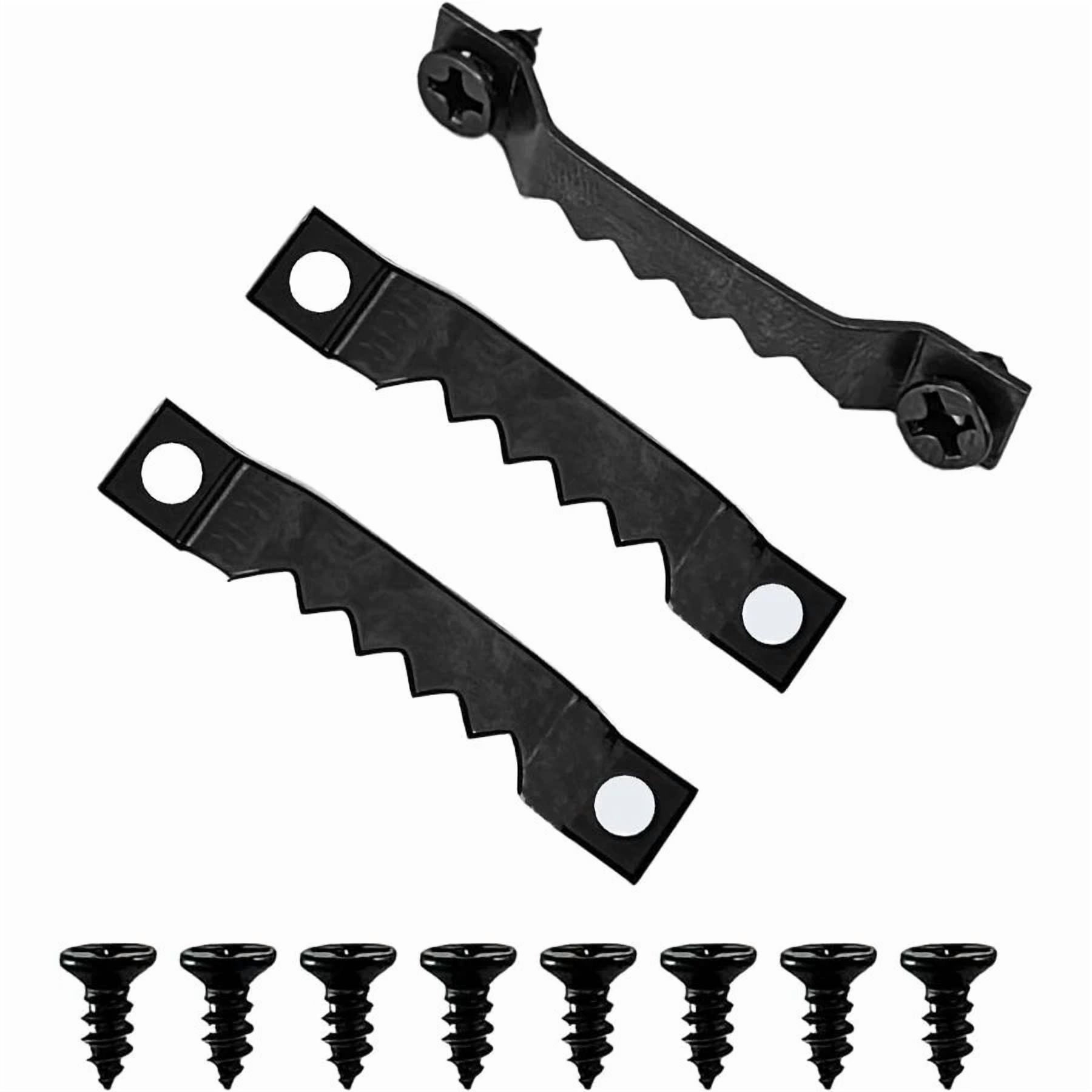 50 Pack Small Picture Hangers Black Metal Photo Frame Hanging Kit With ...