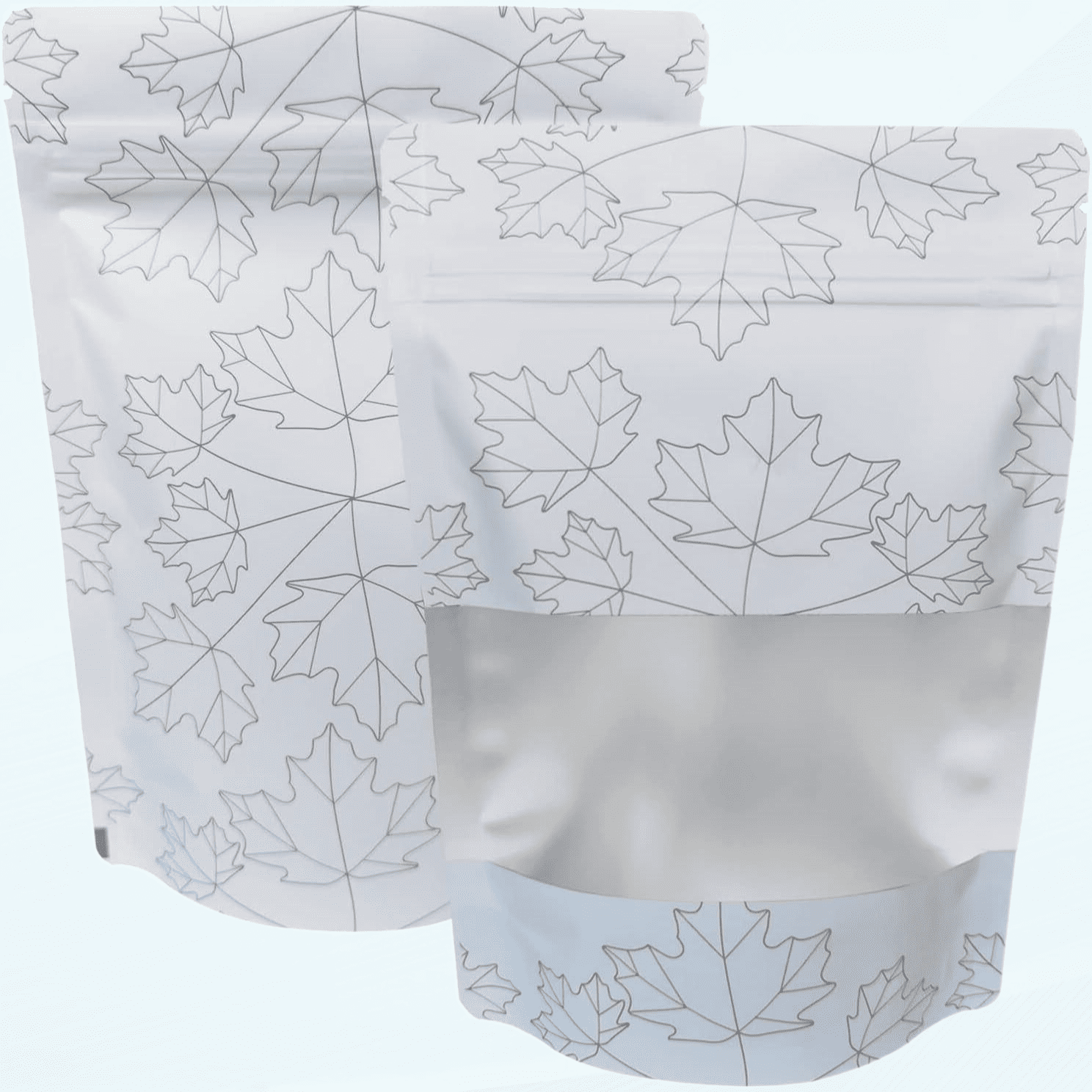 50 Pack Smell Proof Mylar Bags 5x7 Inch Resealable Food Storage Bags ...