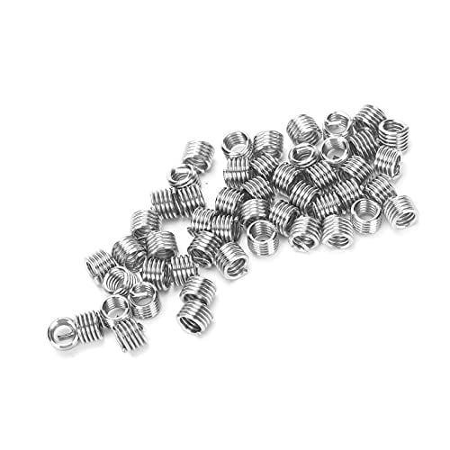 50-Pack Stainless Steel Helicoil Thread Repair Inserts 10-24x1.5D US ...