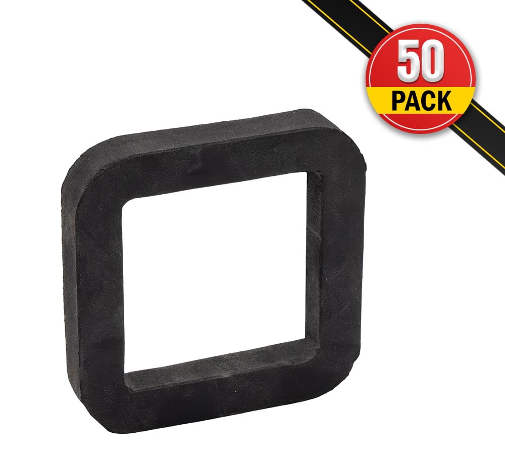50 Pack Trailer Hitch Receiver Silencer Pad for 2 Inch Receiver and ...