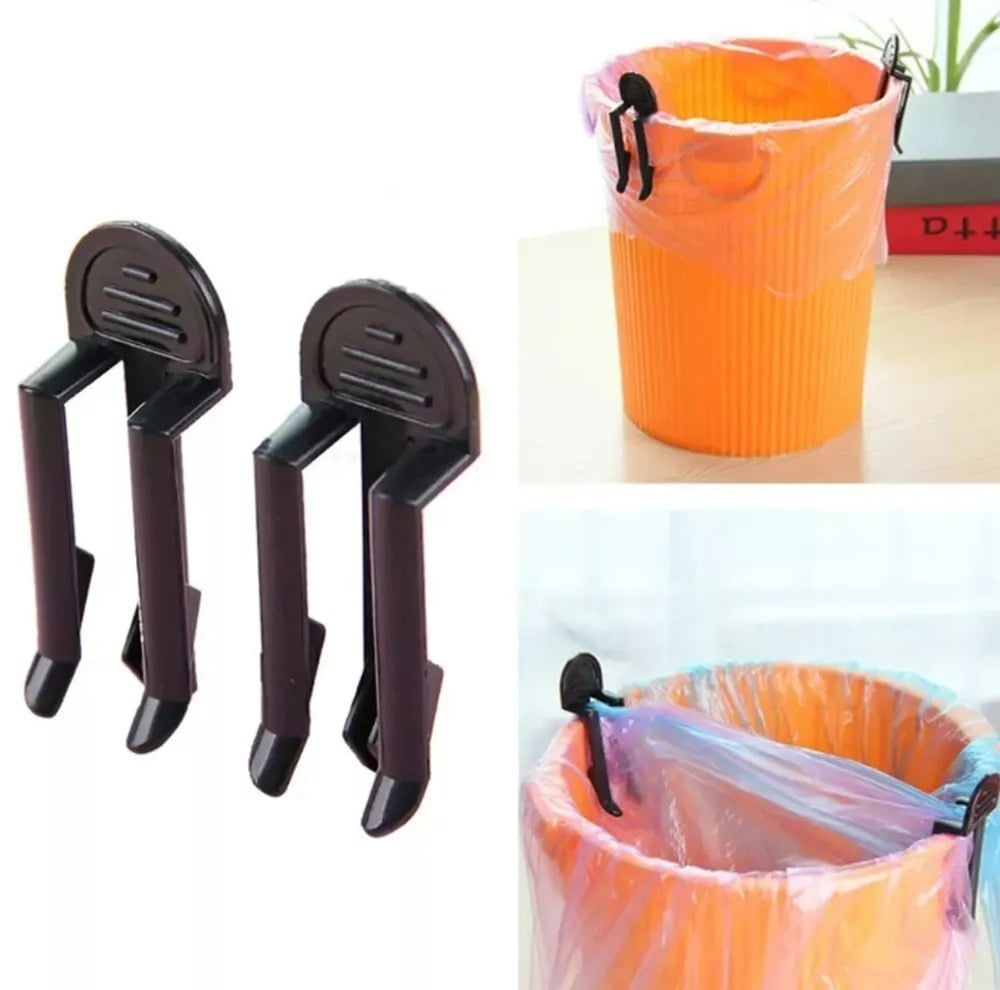 40-Pack Trash Bag Clips for Garbage Bins, Secure Hold Waste Basket Bag ...