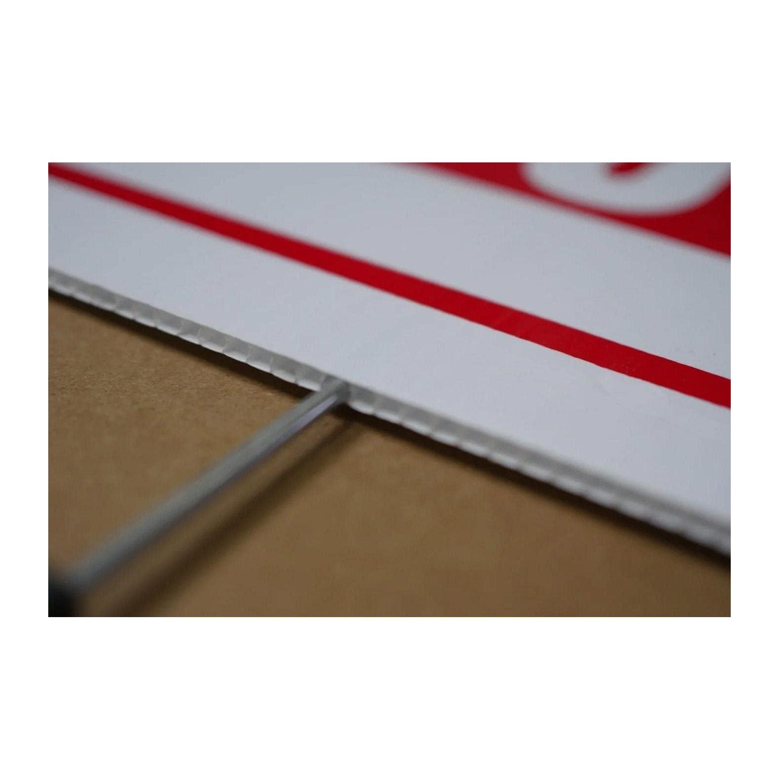 50-Pack USA Yard Sign Spider Stakes - Use Outdoors with 4mm Corrugated ...