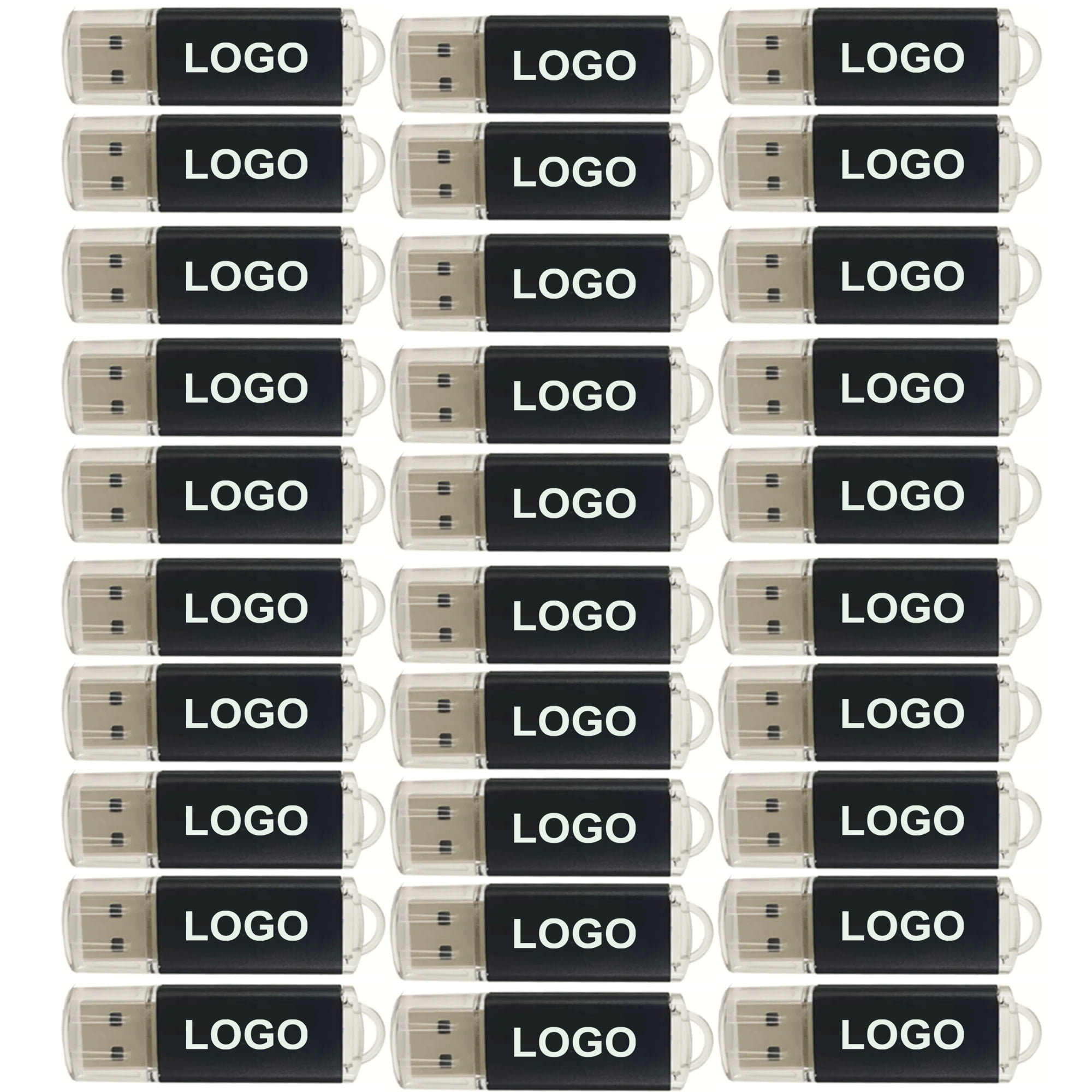 50 Pack USB 2.0 Flash Drives Bulk Blue Pen Drives Portable Pen Drives ...