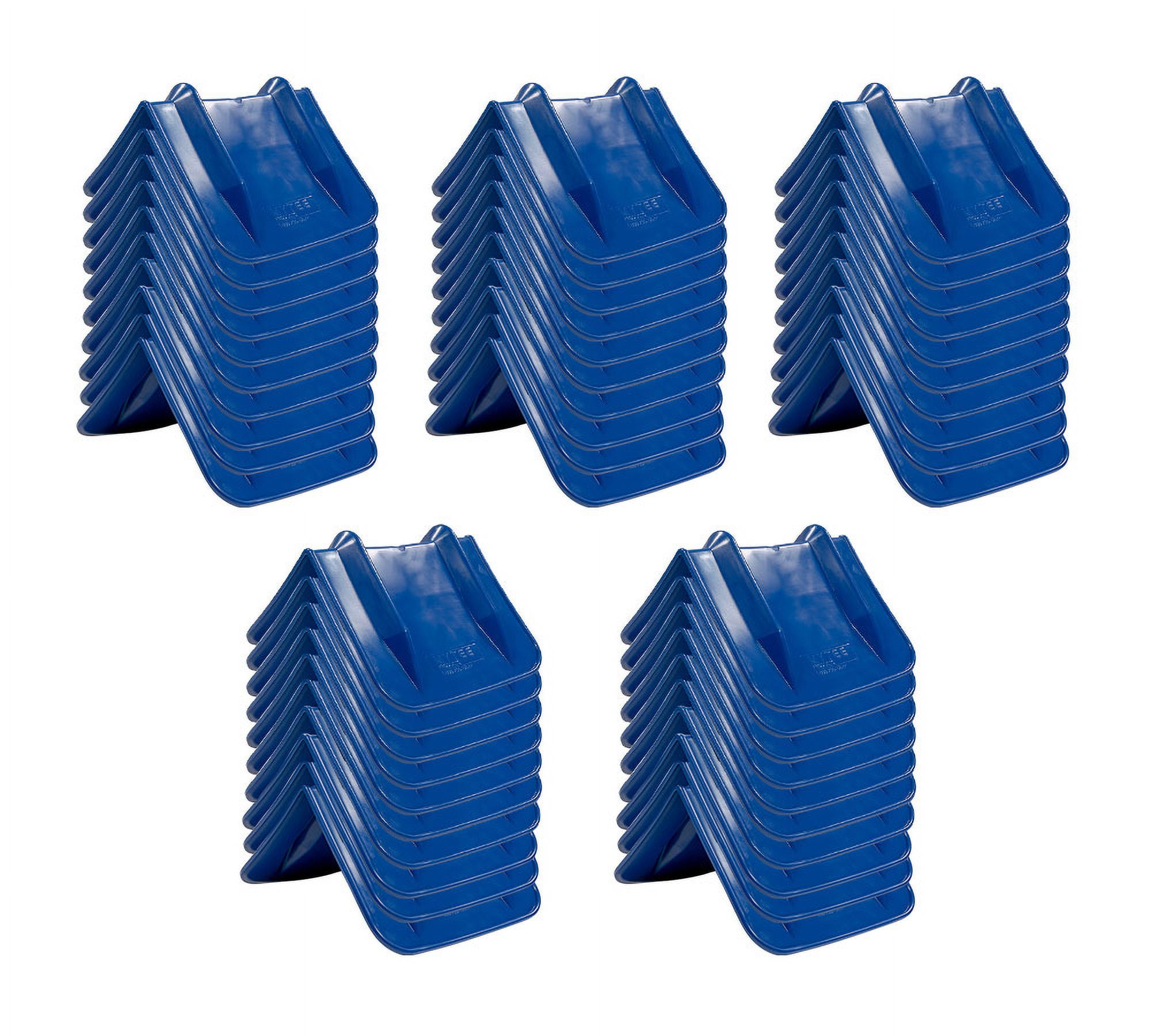 (50 Pack) V Edge Protectors Flatbed, 8" x 12", Blue | Vee Shaped ...