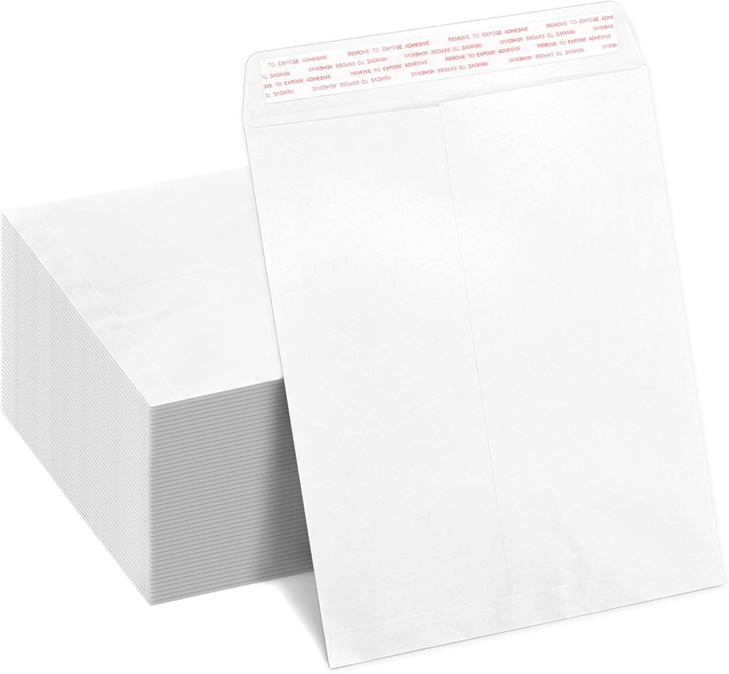 50 Pack White Self Seal Manilla Envelopes 6x9 - Walmart.com