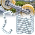 50 Pack Wobble Roller Retainer Rings Clips Boat Wobble Roller Clips 3/ ...