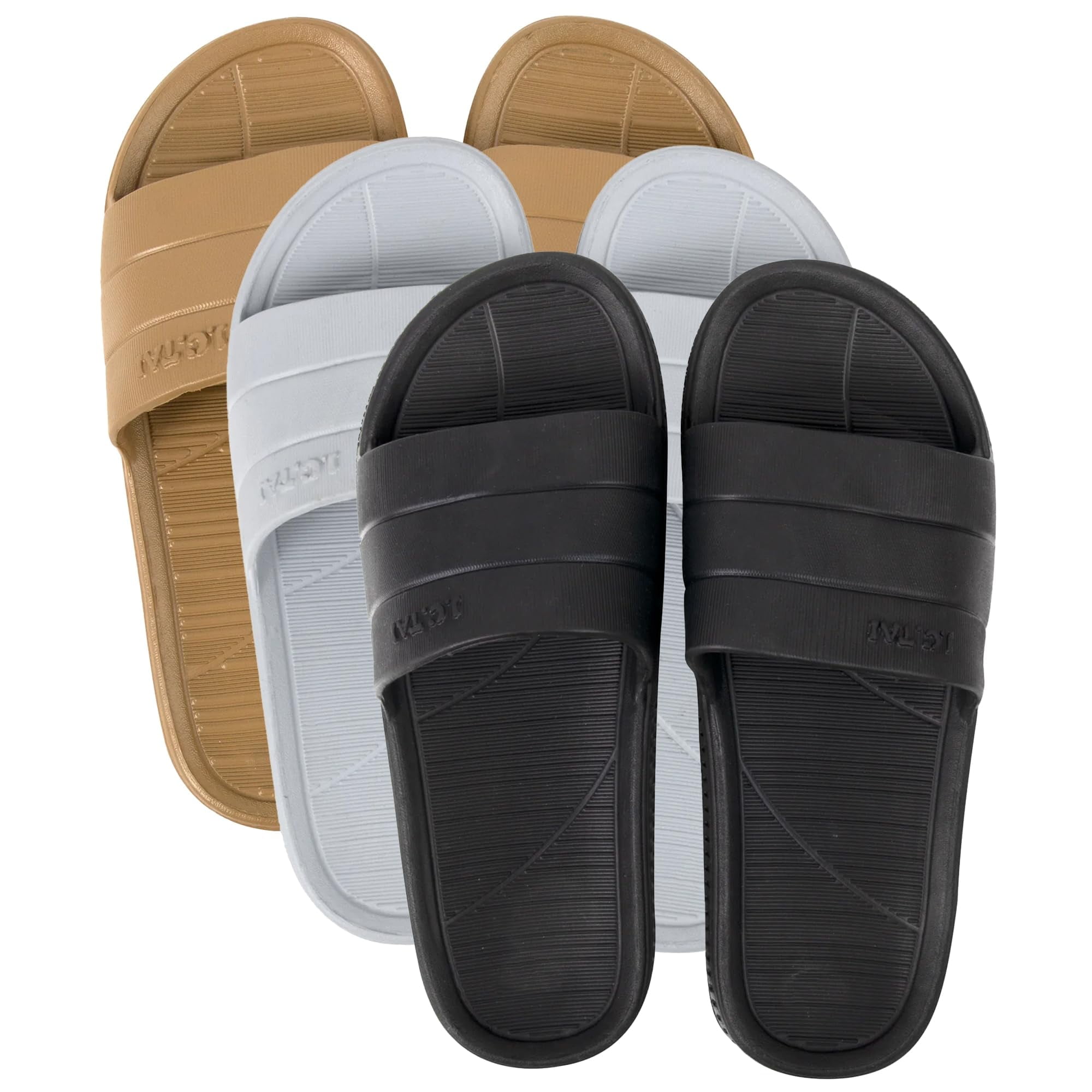 Trailmaker Waterproof Slide Sandals, Bulk Pack of 50 for Women, Indoor ...