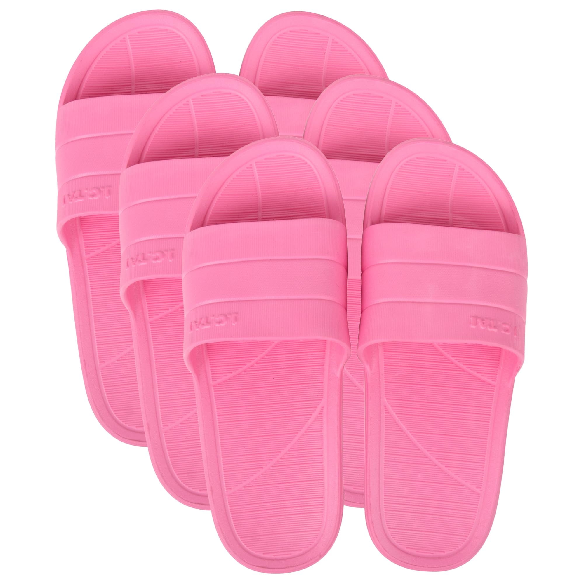 50 Pairs Women's Slide Sandals - Bulk Wholesale, Indoor & Outdoor Use ...