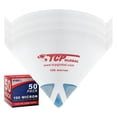 TCP Global, Paint Strainers, 50 Pack, Fine 190 Micron Blue Nylon Mesh ...