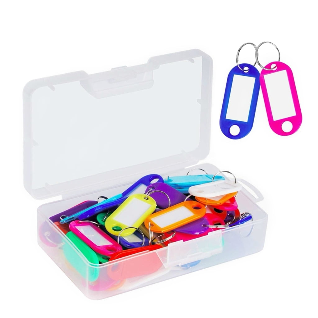 50 Pack of Writable Keychains Chain Mark Hotel Number Classification ...