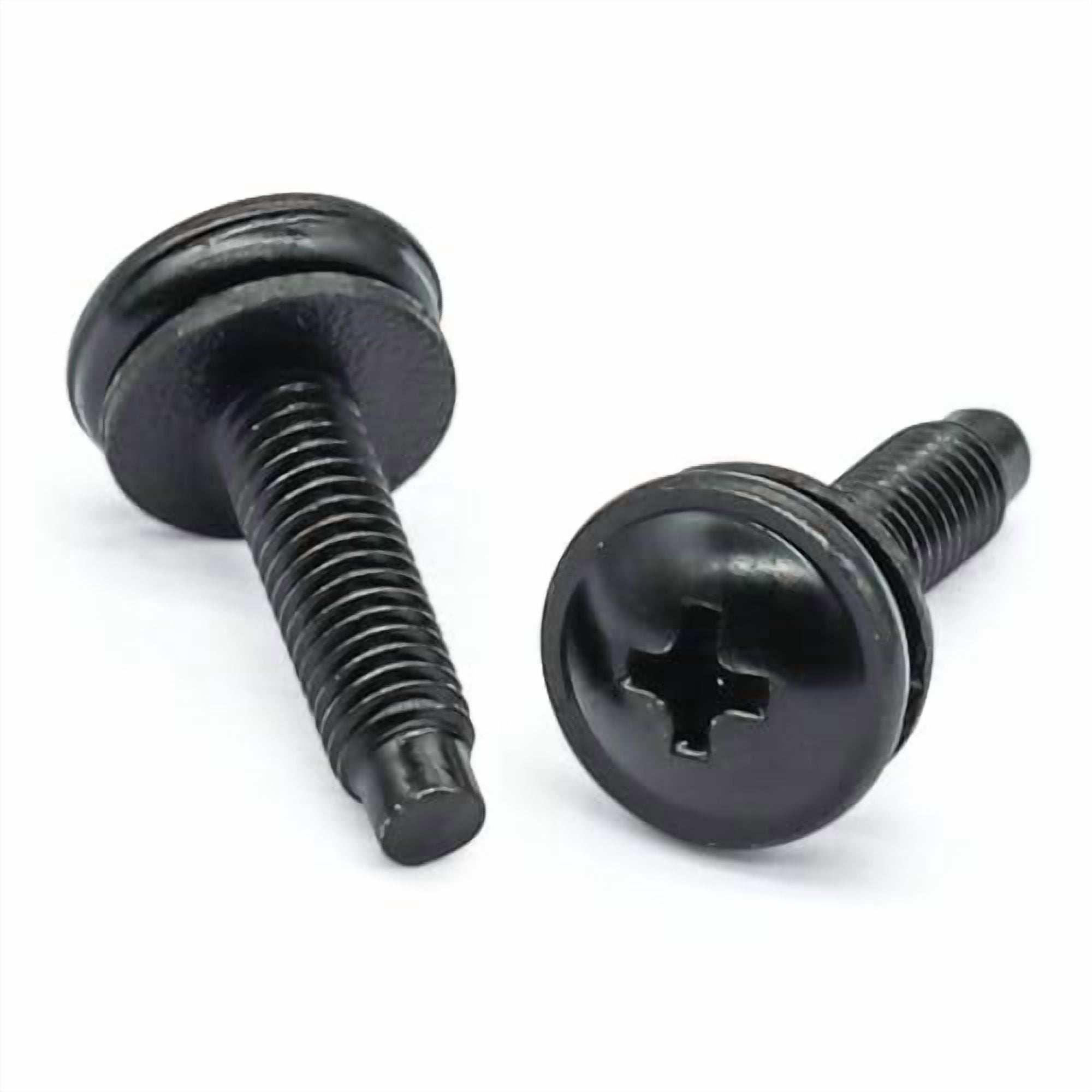 50 Packs 10-32 Rack Screws with Nylon Washers for Server, Network ...