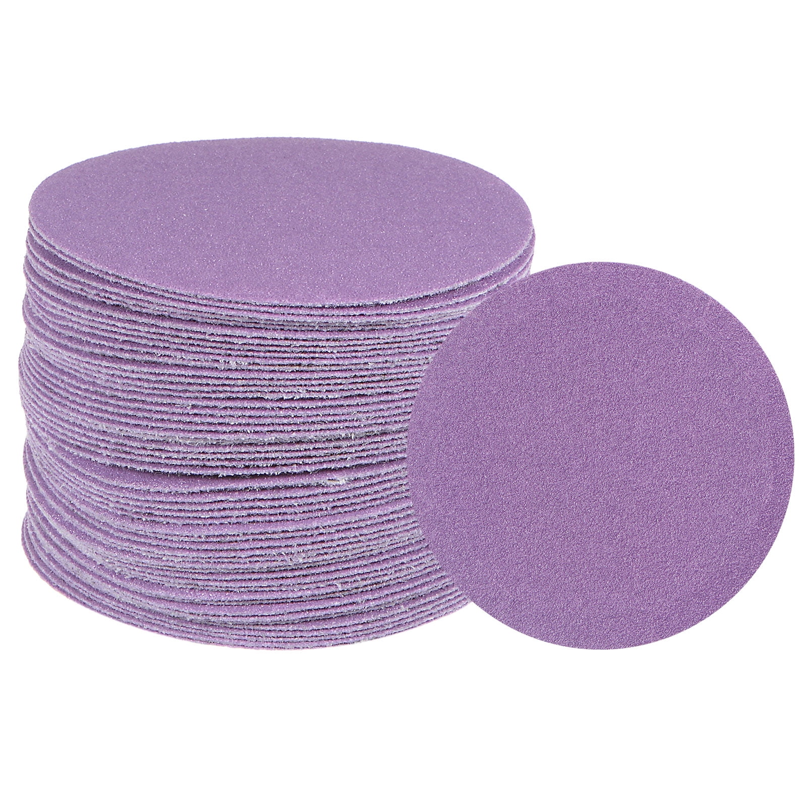 50 Packs 150 Grit Purple Sanding Discs 3 Inch Hook and Loop Circular ...
