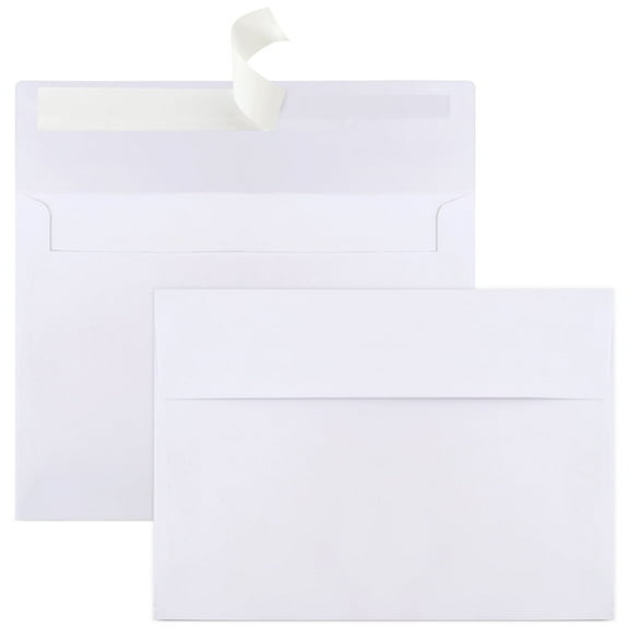 ELARA- White Invitation Paper Envelope A4 4.25"X6.25" Self Seal For 4X6 ...