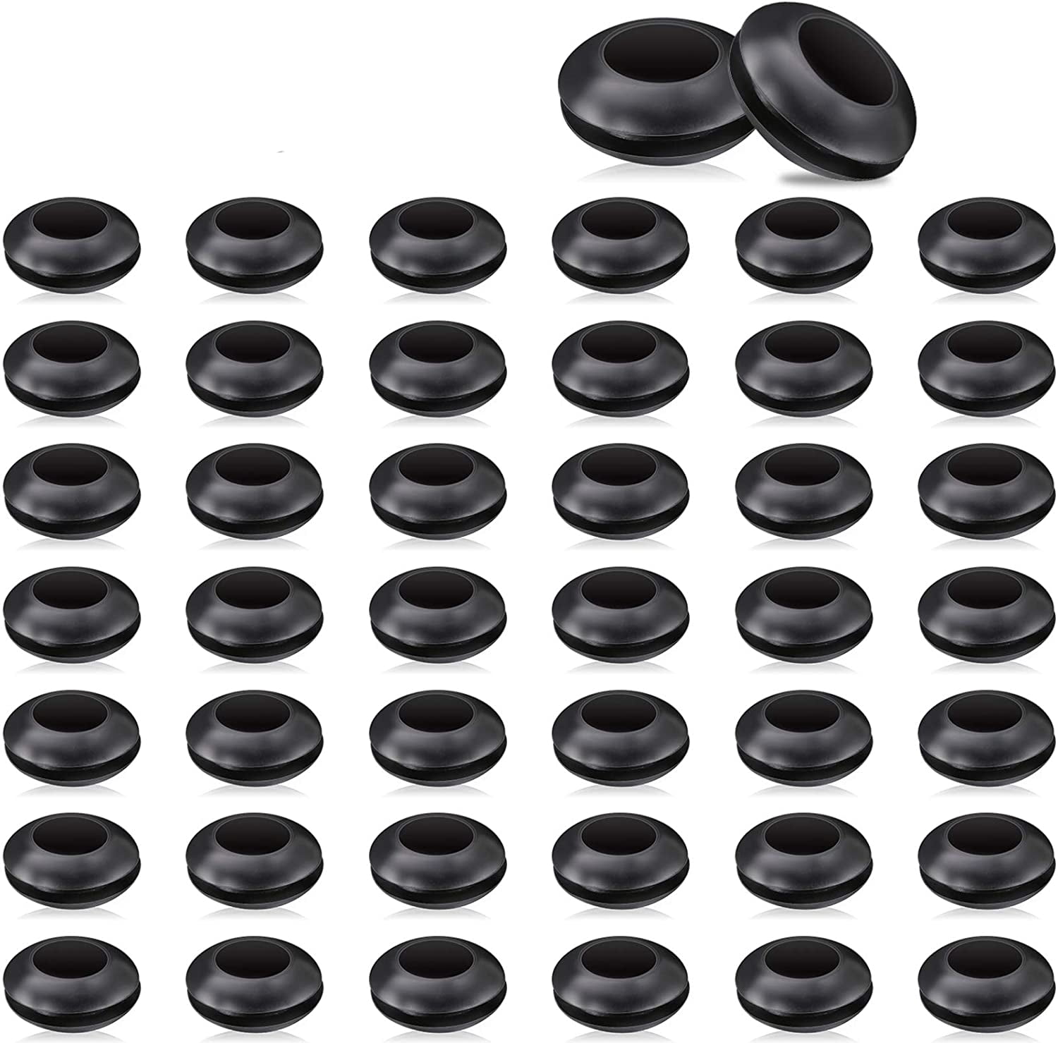 50 Packs Airlock Grommet, Fermenter Lid Grommet, Rubber for Mason Jars ...