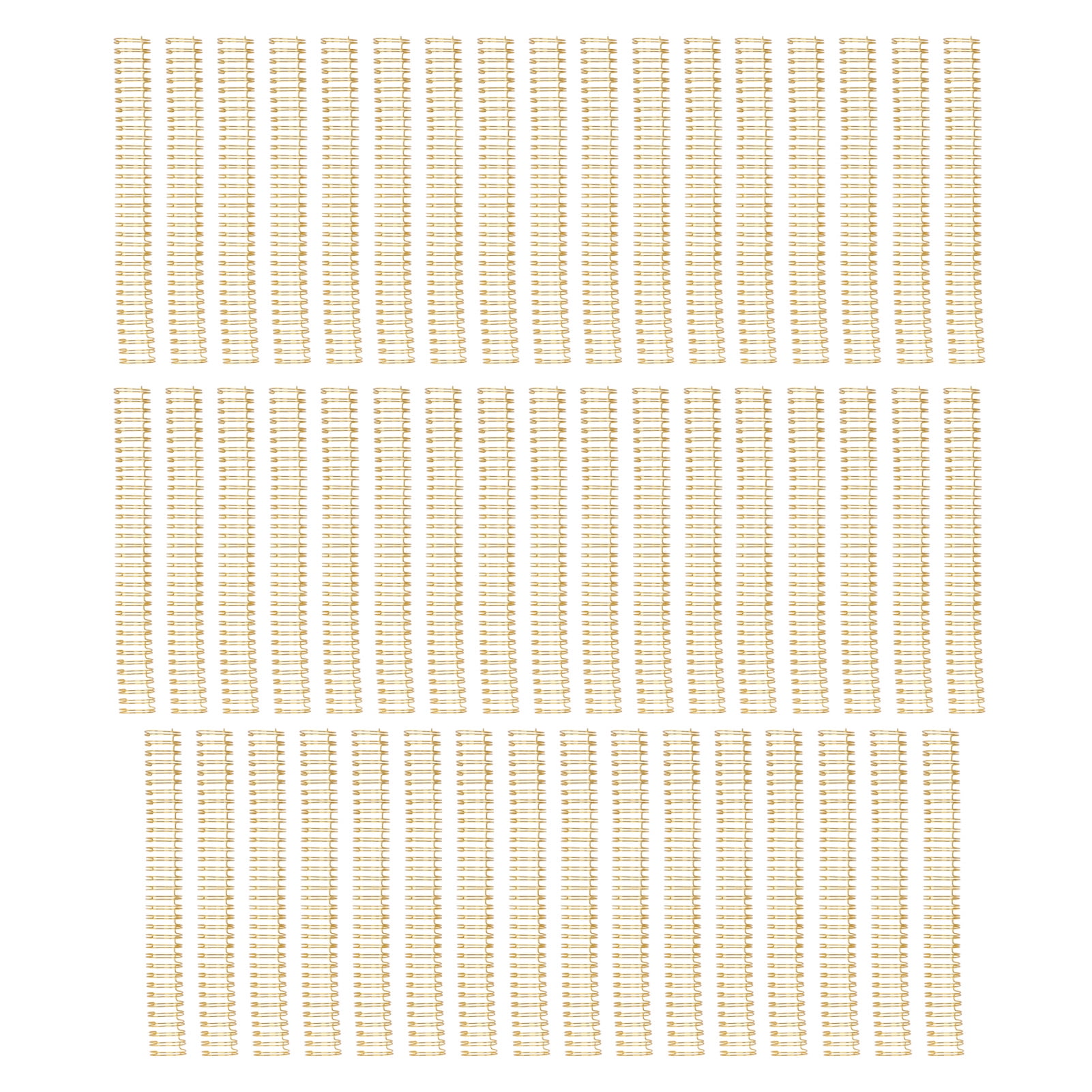 50 Packs Double Loop Wire Binding Spines A4 Paper Size 180 Sheets ...