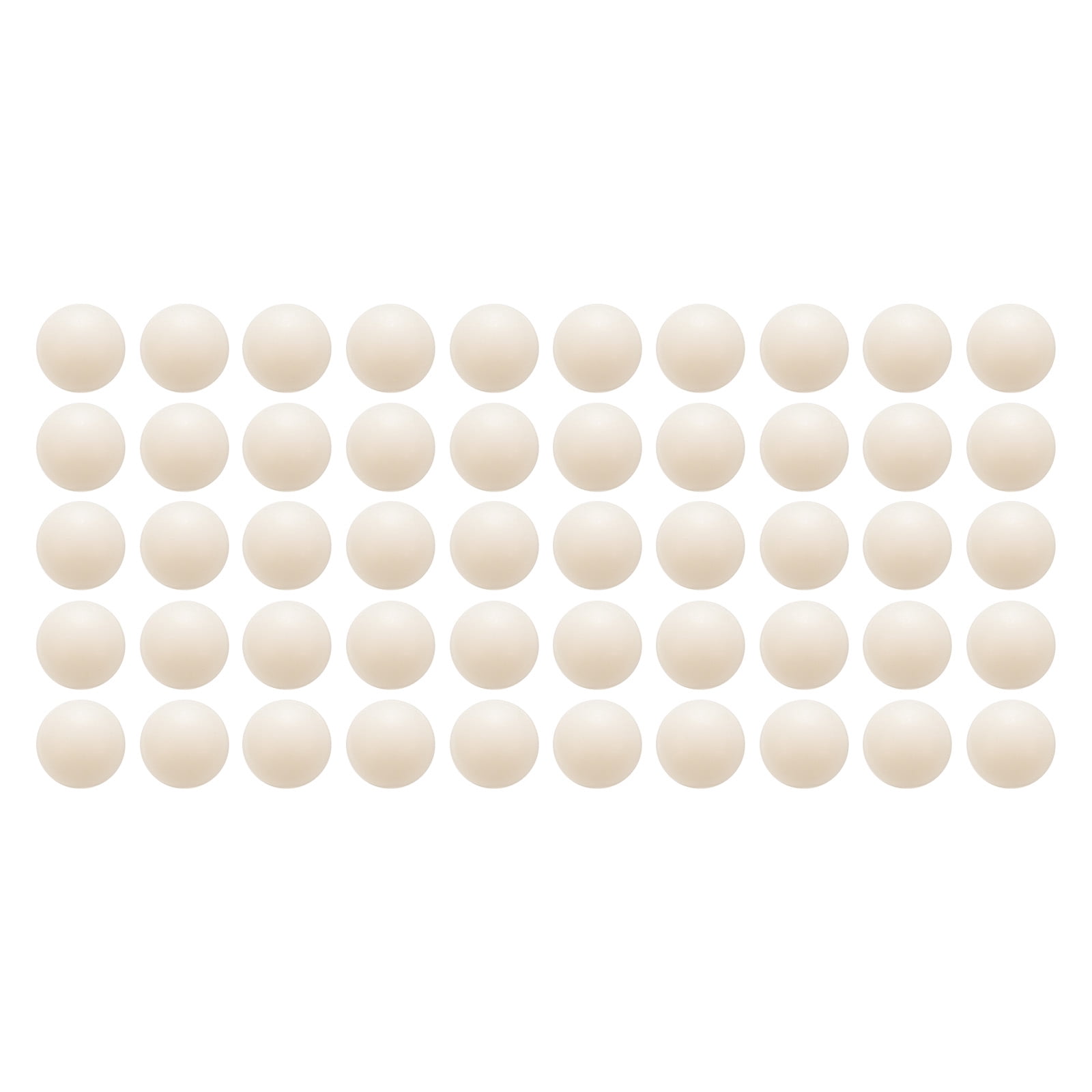 50 Packs Nylon Bearing Balls 9mm Solid Plastic Balls, Precision Mini ...