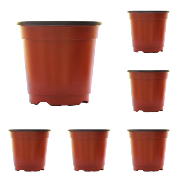 50 Packs Plastic Nursery Pots With Holes Reusable Plastic Pots Seed ...