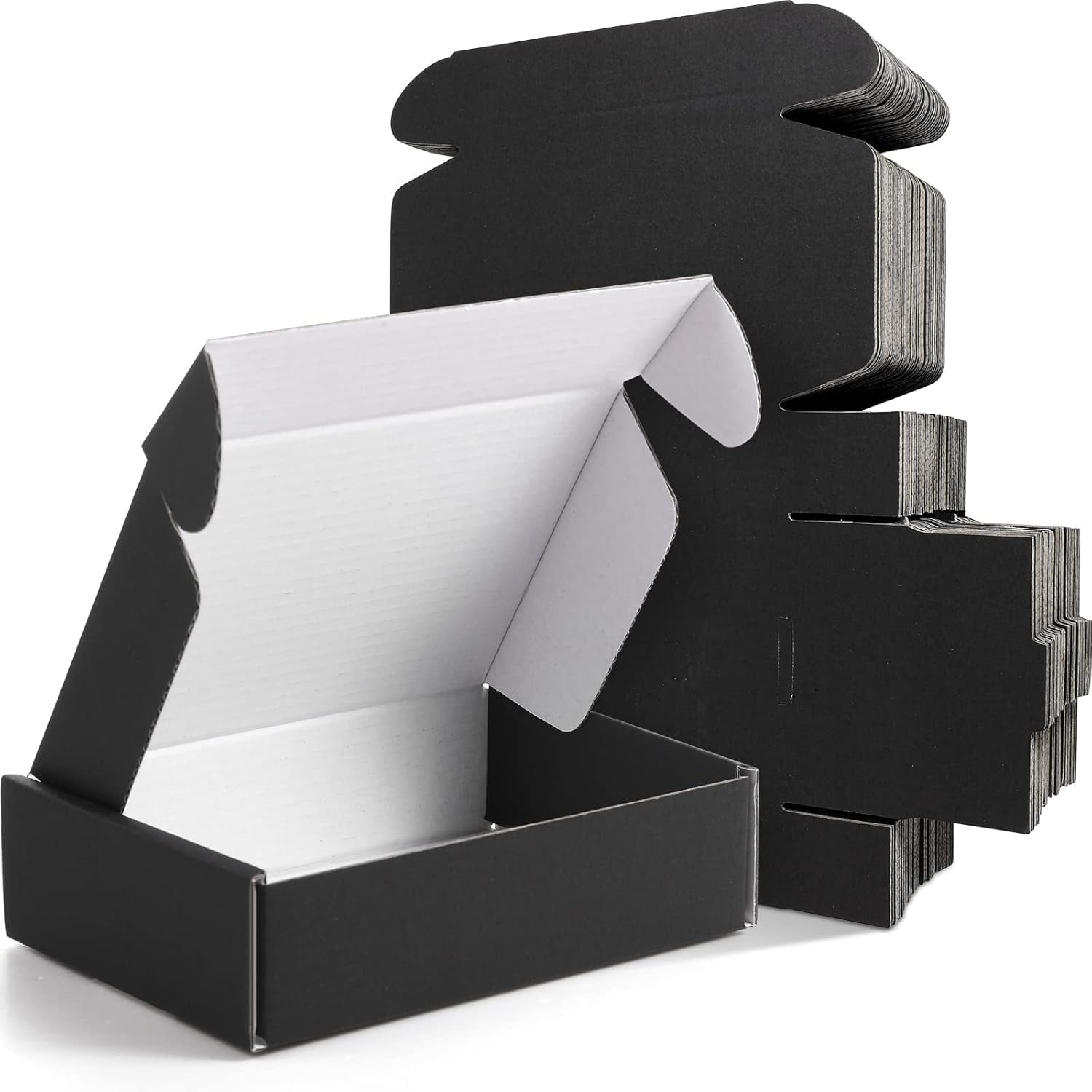 50 Packs Shipping Boxes Cardboard Corrugated Mailer Packaging Boxes for ...