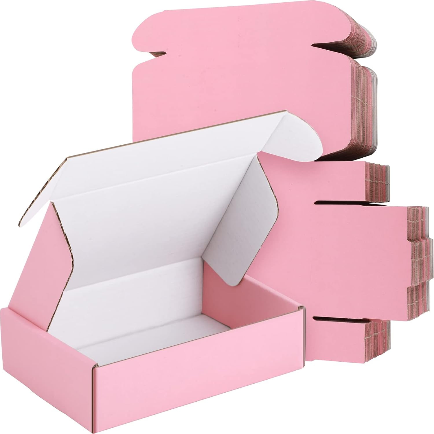 50 Packs Shipping Boxes Cardboard Corrugated Mailer Packaging Boxes for ...