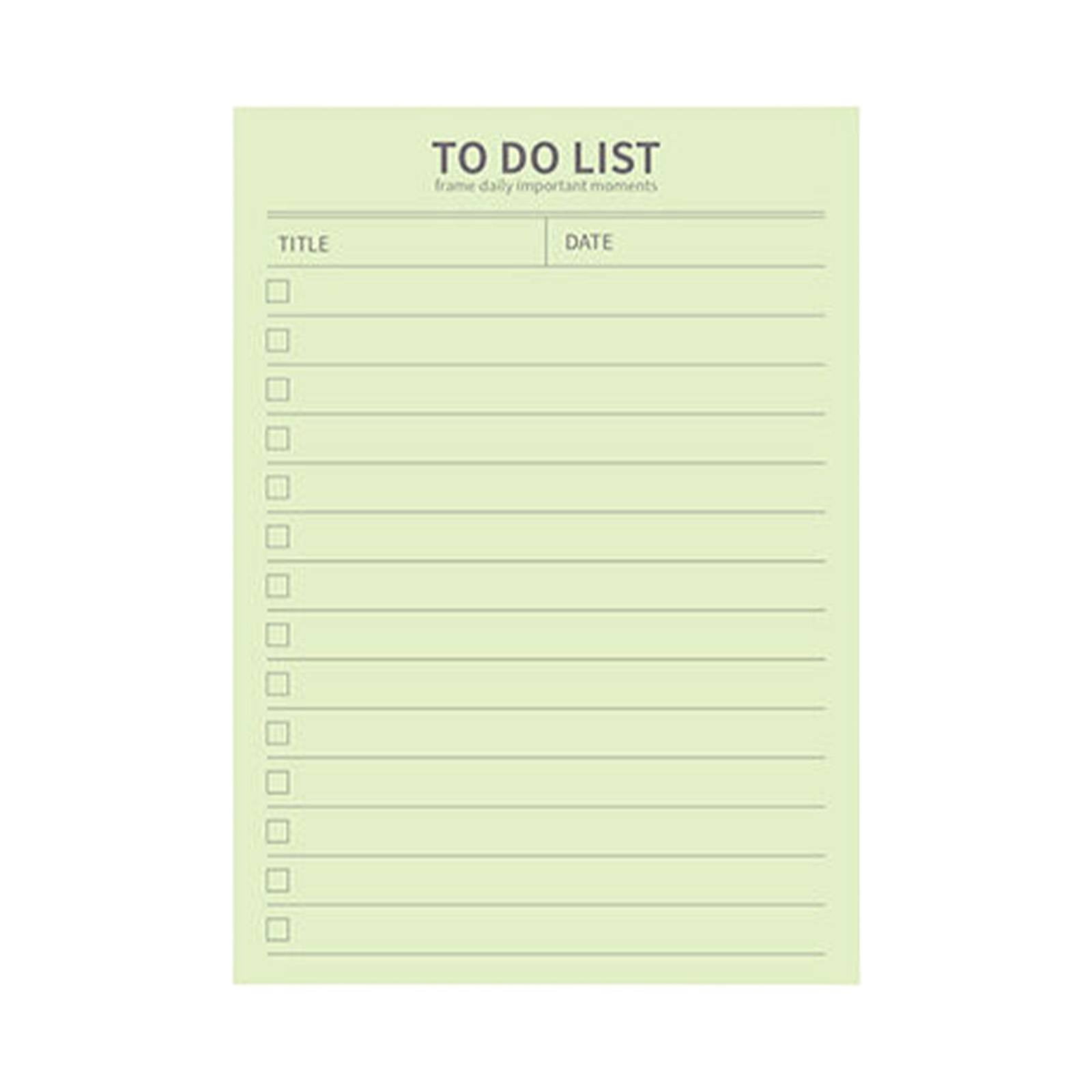 50 Pad to Do List Sticky Notes Notepad ， Daily Planner Note Pads ，To Do ...