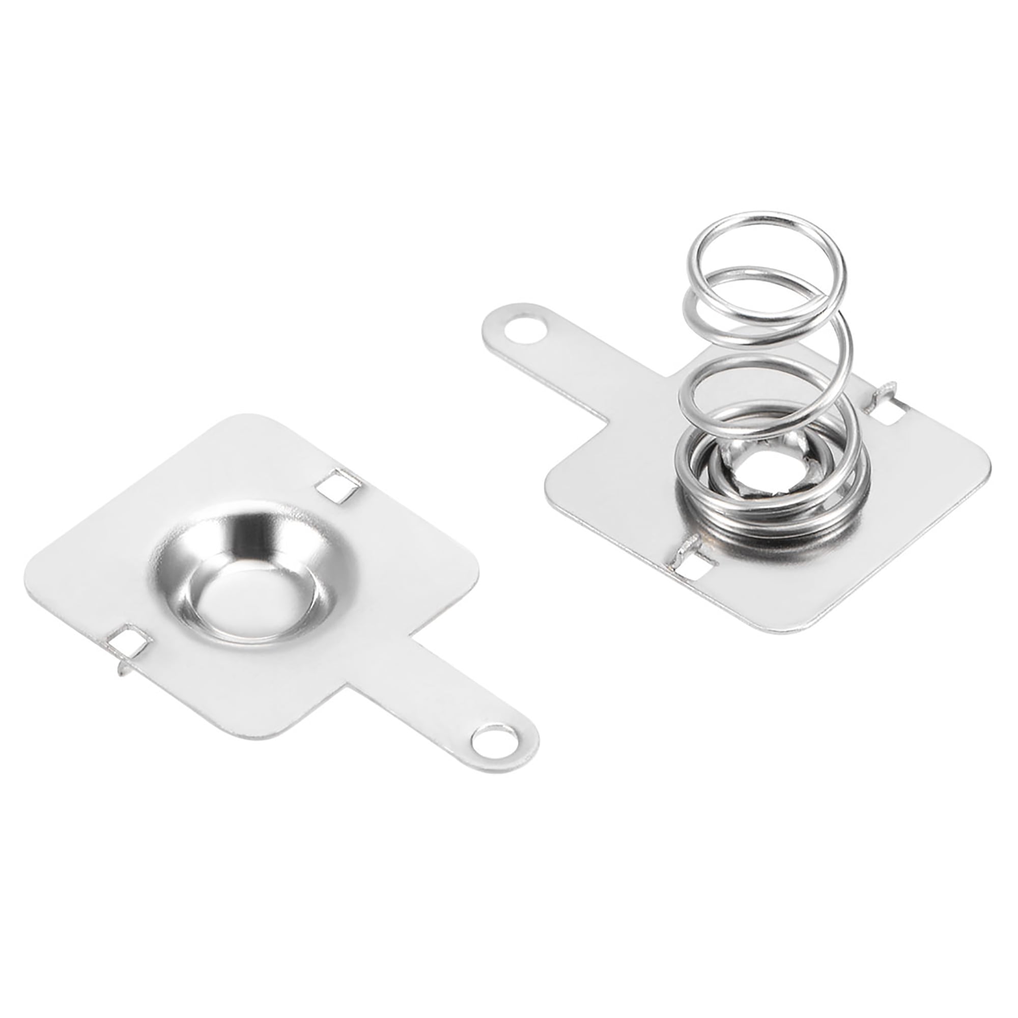 50 Pairs AA Battery Positive Negative Conversion Spring Plate 12x12x0 ...