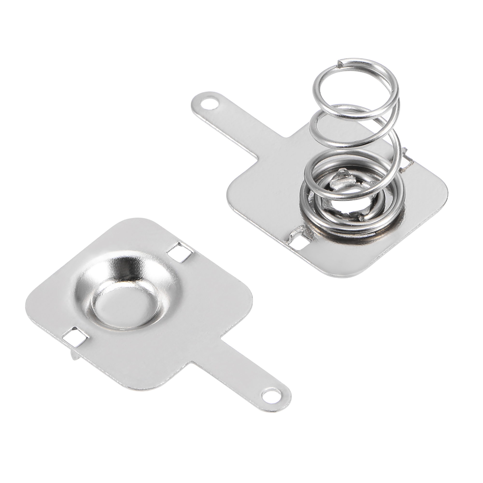 50 Pairs AA Battery Positive Negative Spring Contact Plate 11.28mmx11 ...