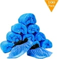 RAGUPEL Blue Disposable Shoe Covers, Non-Slip Waterproof Boot Covers ...