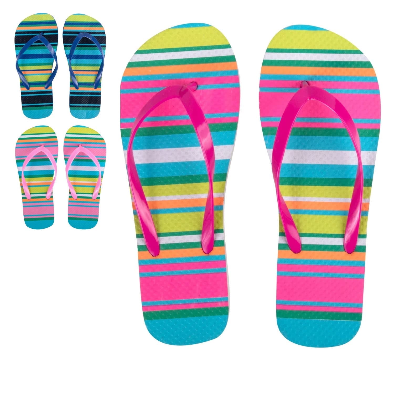 50 Pairs of Bulk Wholesale Flip Flop Sandals for Women, Weddings, House ...