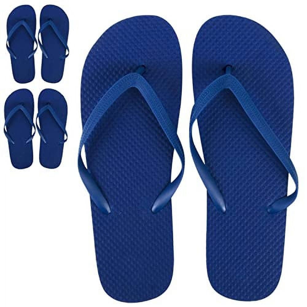 Bulk Wholesale 50 Pairs of Waterproof, Open-Toe Rubber Slide Flip Flops ...