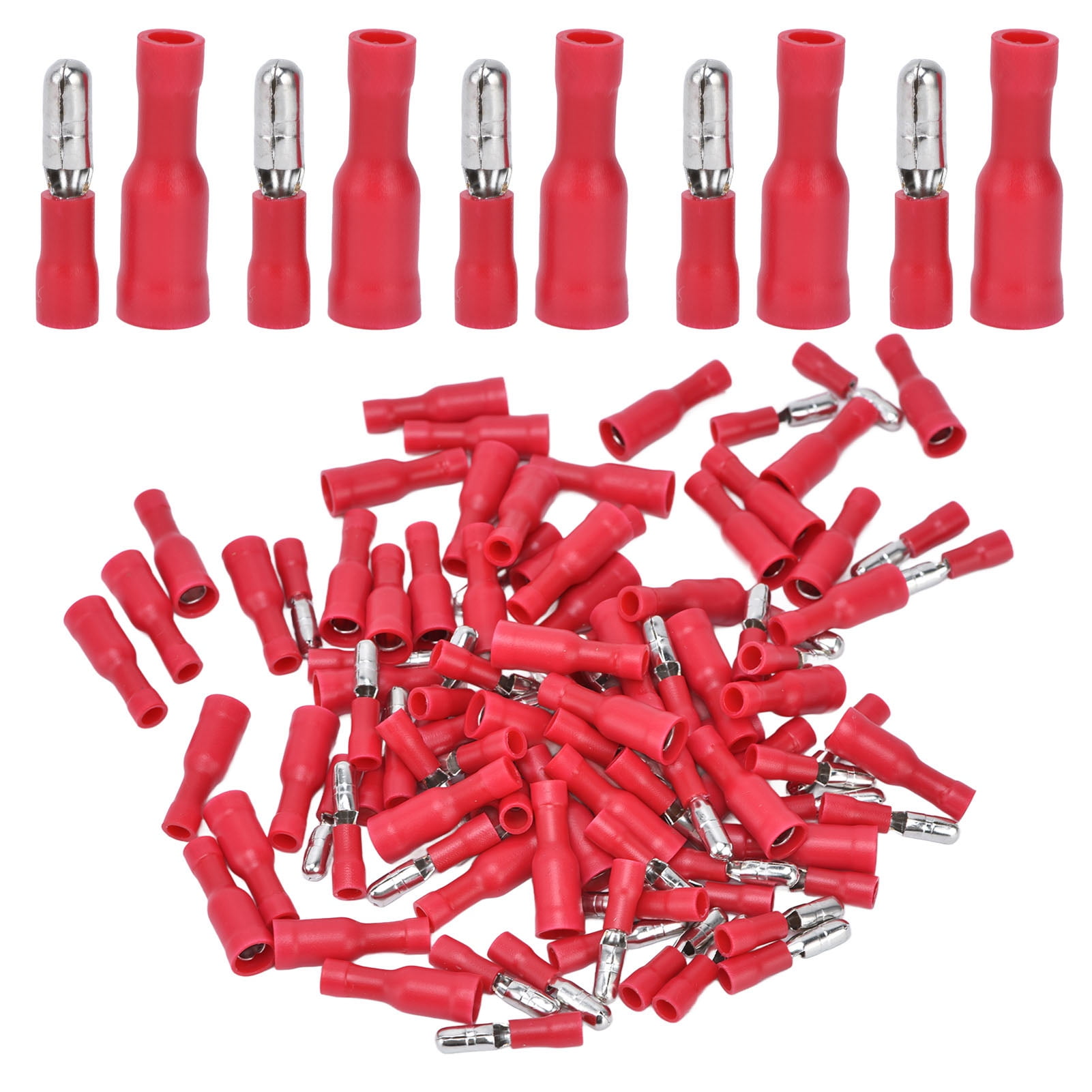 50 Pairs Insulated Wire Terminals Male Female Quick Crimp Butt ... 50 Pairs Insulated Wire Terminals Male Female Quick Crimp Butt ...