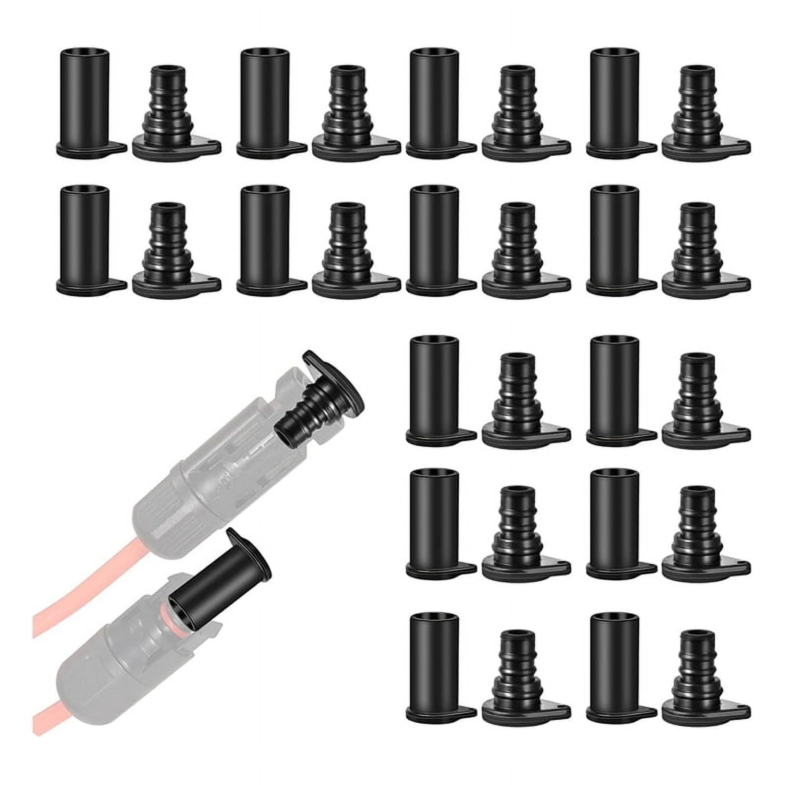50 Pairs Solar Panel Connector Caps, Dustproof ResistantMale & Female ...