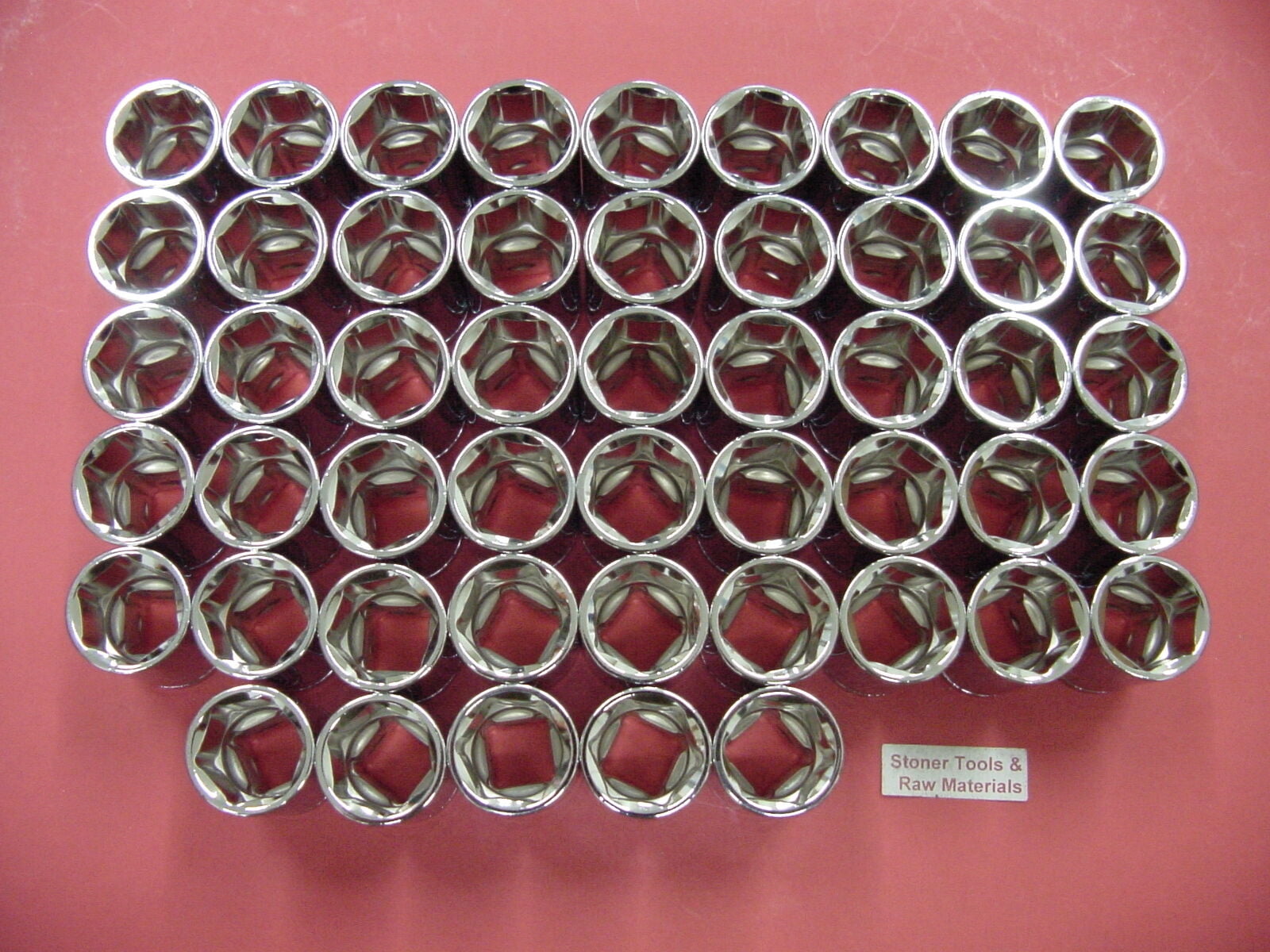 50 Pc New 1/2" Drive Sockets Bondhus Metric 6 Point 19mm CHROME ...
