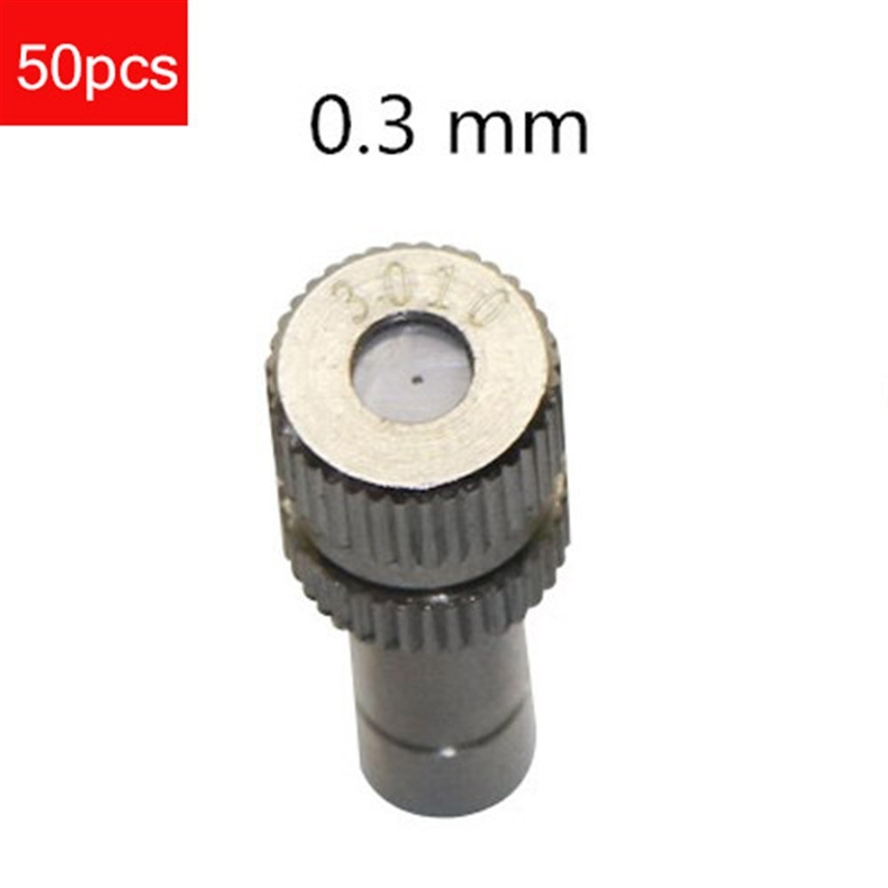 50 Pcs 0.2-0.6mm Low Pressure Quick-connect Nozzle 5-15bar 6mm Mist ...
