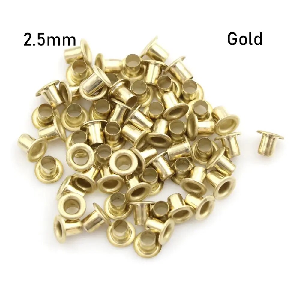 50 Pcs 1.5/2.0/2.5MM Mini Metal Eyelet Buttons Buckle Snap Buttons DIY ...