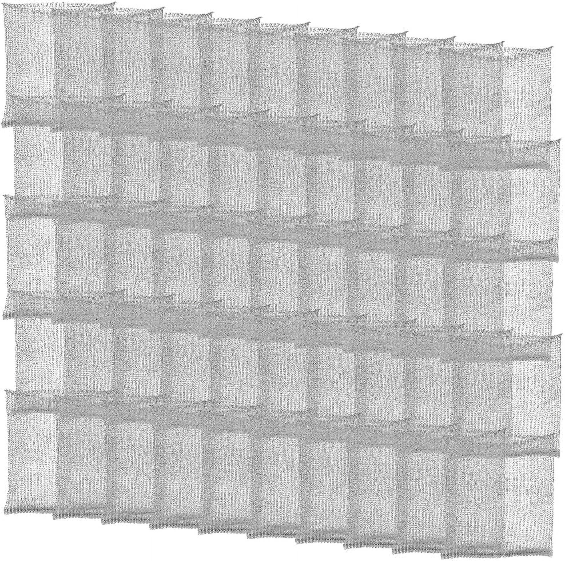 50 Pcs 1 Gallon Plant Root Guard Baskets - Stainless Steel Wire Mesh ...