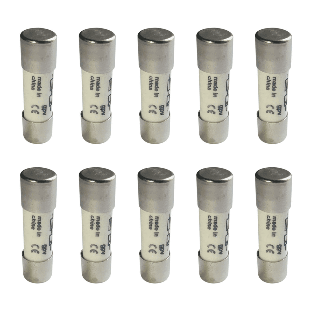 50 Pcs 1000 Fuse Solar PV Explosion-Proof Fuse Silver - 15A - Walmart.com