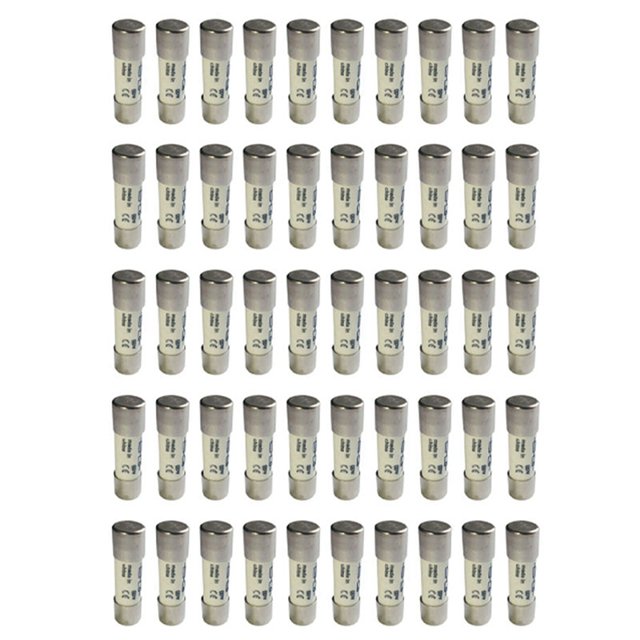 50 Pcs 1000 Fuse Solar PV Explosion-Proof Fuse Silver - 20A - Walmart ...