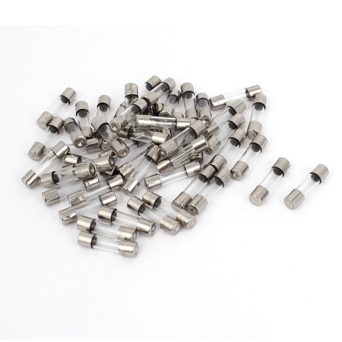 50 Pcs 250V 1.5A F1.5AL Quick Fast Acting Glass Tube Fuses 5mm x 20mm ...