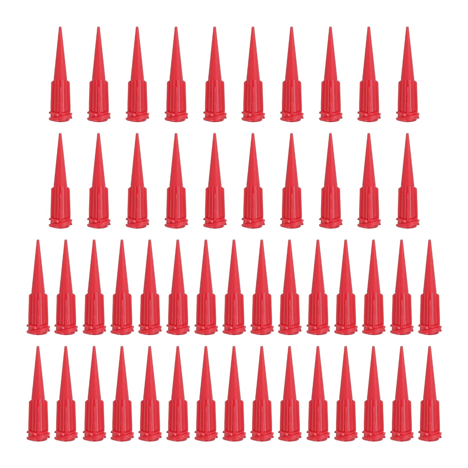 50 Pcs 25G Plastic Blunt Tip Tapered Dispensing Needle for Adhesives ...