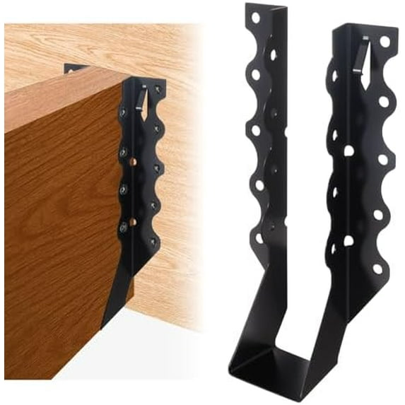 50 Pcs 2x8 Joist Hangers, 20 Gauge Face Mount Rafter Brackets for Wood ...