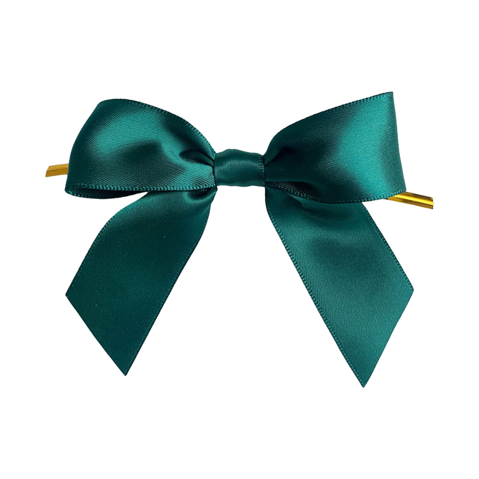 50 Pcs 3 Inches Ribbon Twist Tie Bows Pretied Craft Bows for Treat Bags ...