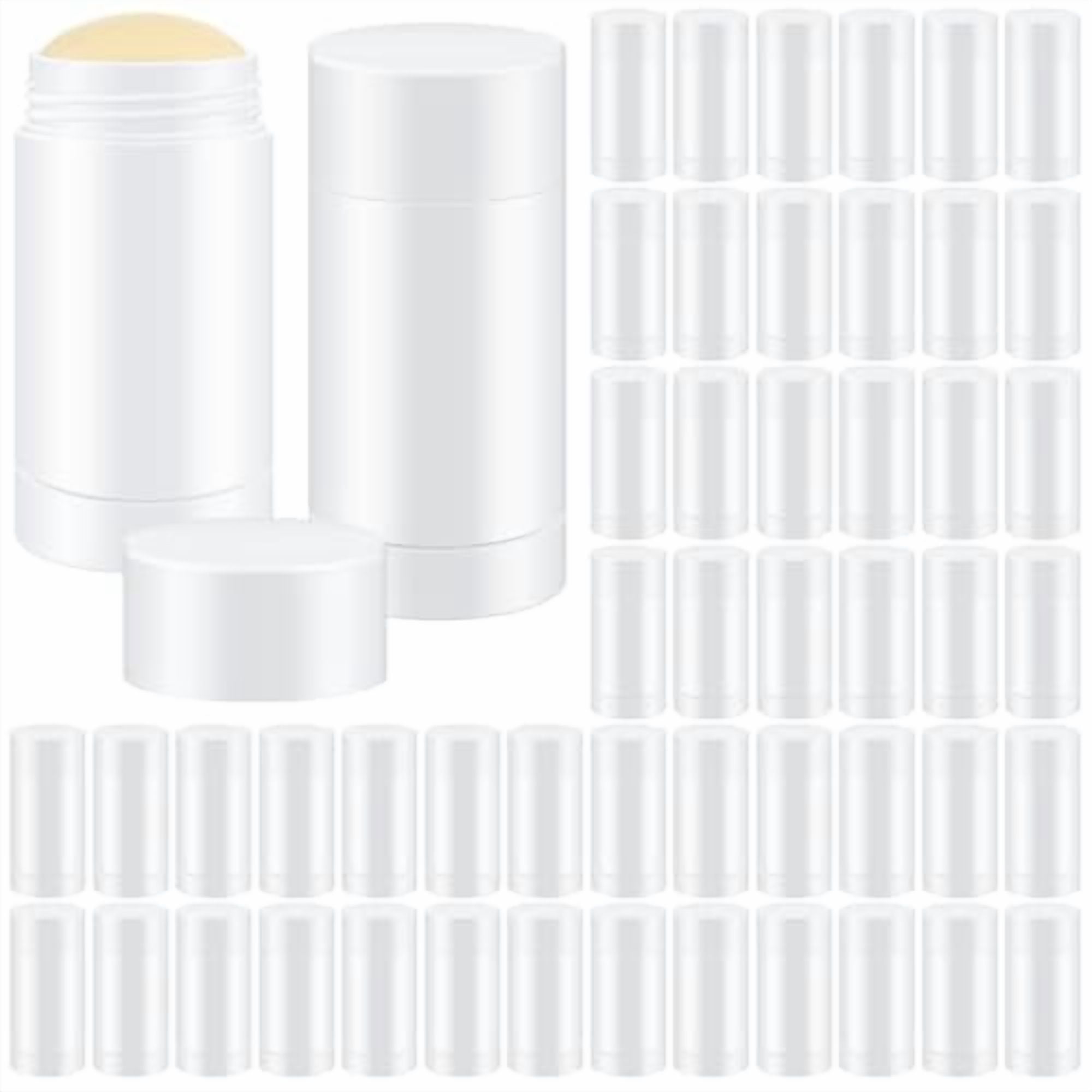 50 Pcs 30 ml Empty Deodorant Containers Twistup Filling Stick Plastic ...