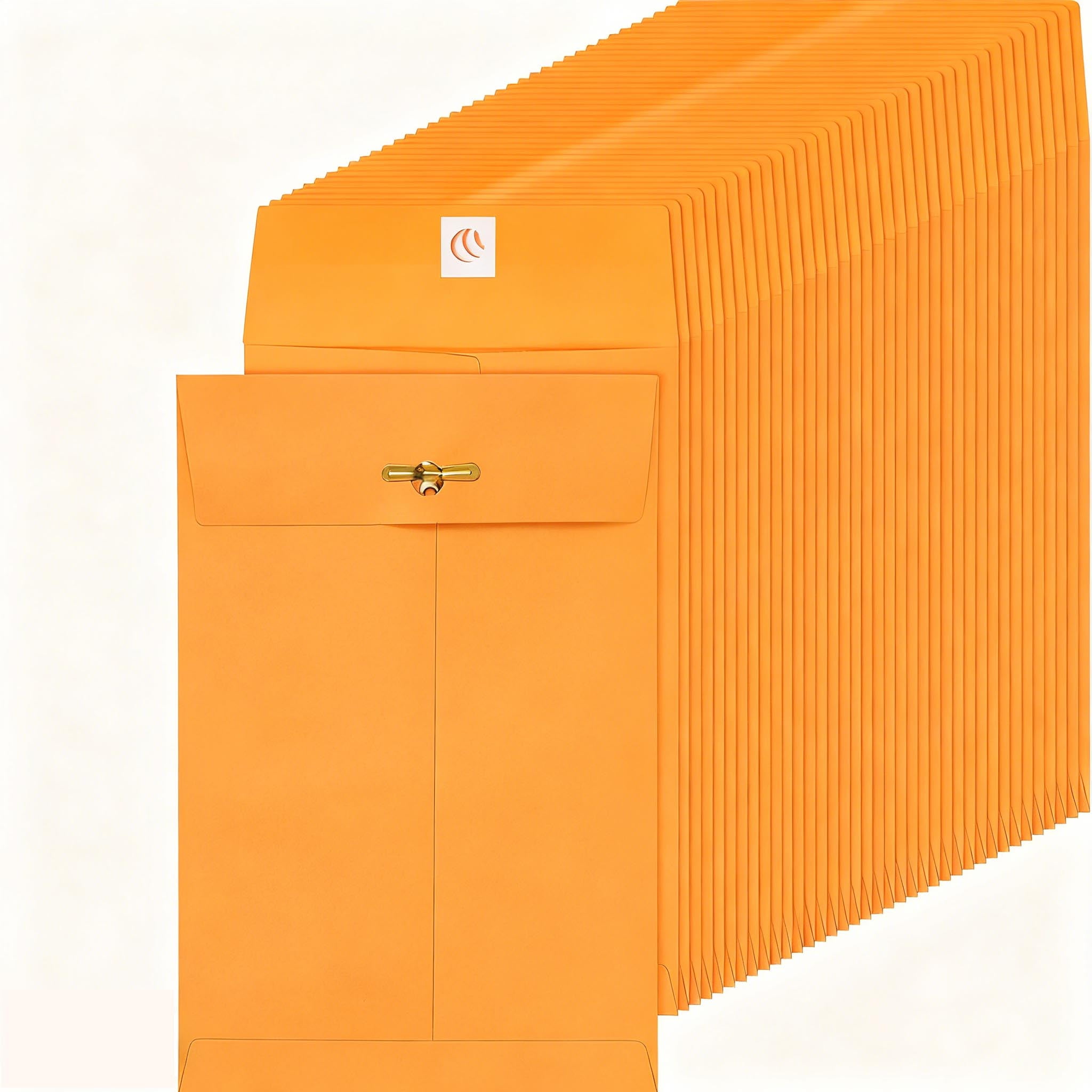50 Pcs 5 x 7.5 Manilla Envelopes Clasp Kraft Catalog with Closure for ...