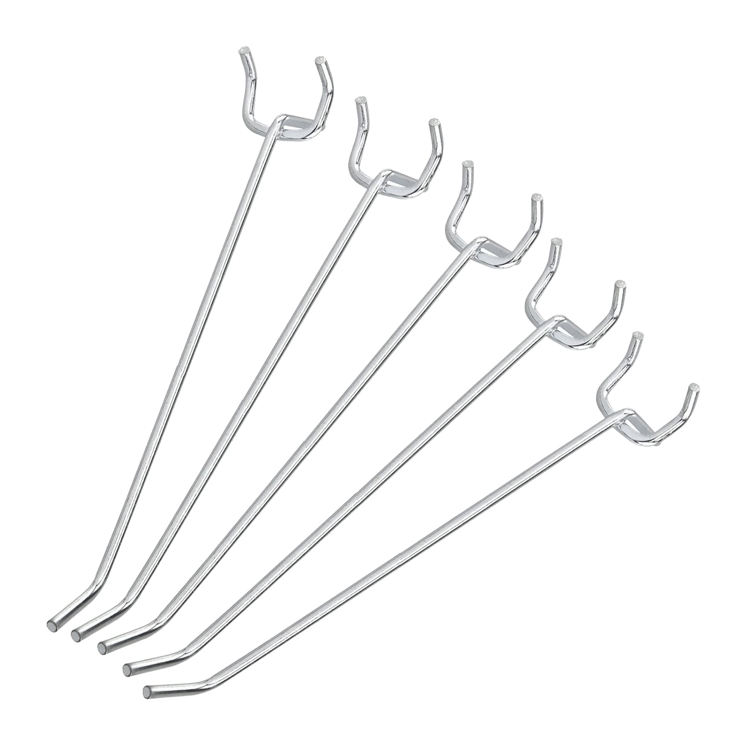 50 Pcs 6-Inch Hooks Metal Shelving Hooks and Organizer Assortment ...